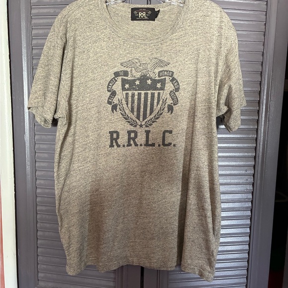 Ralph Lauren Double RL | Shirts | Rrl Crew Neck Graphic Tee Shirt Large ...
